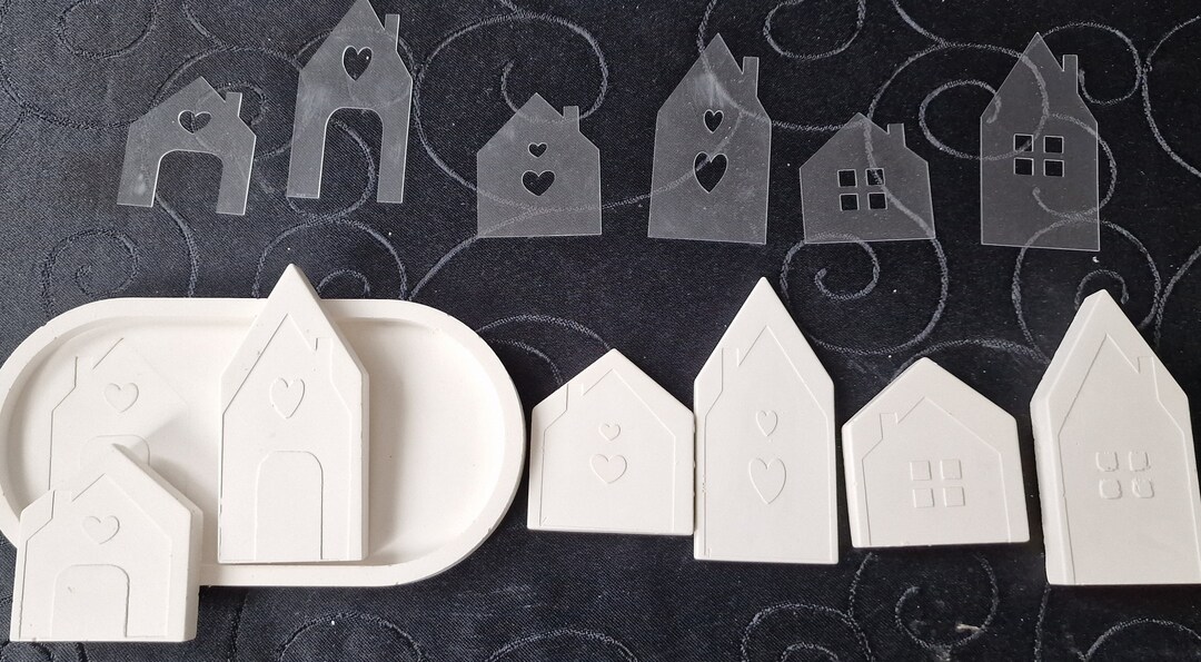Stencils "home" for Silicone Mold - Etsy