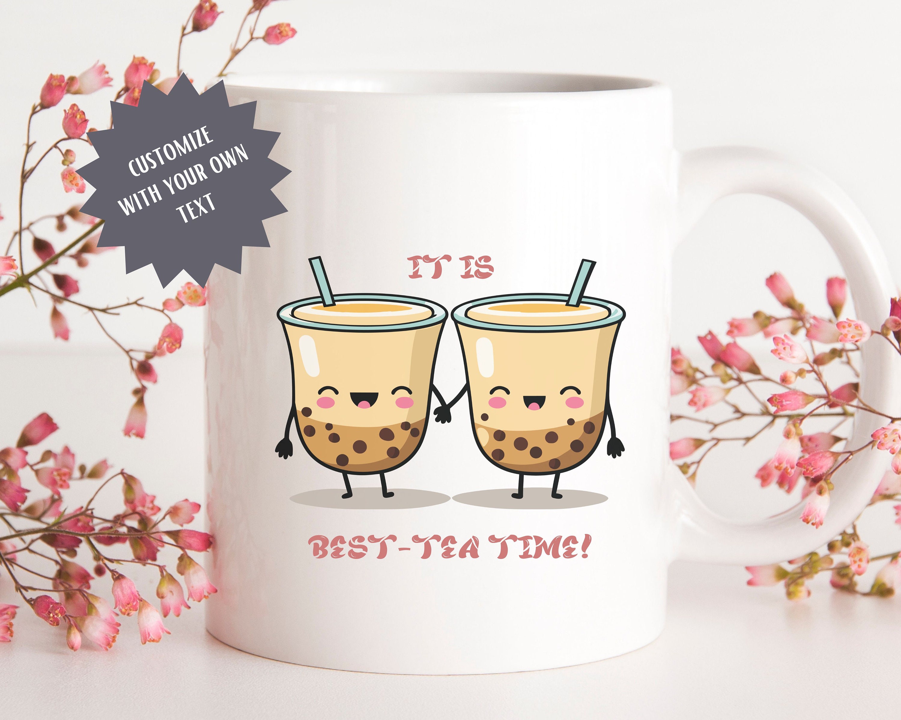 Cute Kawaii Boba Tea Bes-teas SVG PNG EPS Sublimation File Digital ...