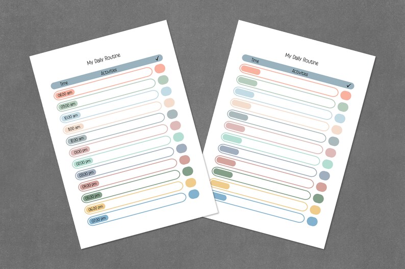 Minimalist Activity List Printable, to Do List, Simple Tasks List ...