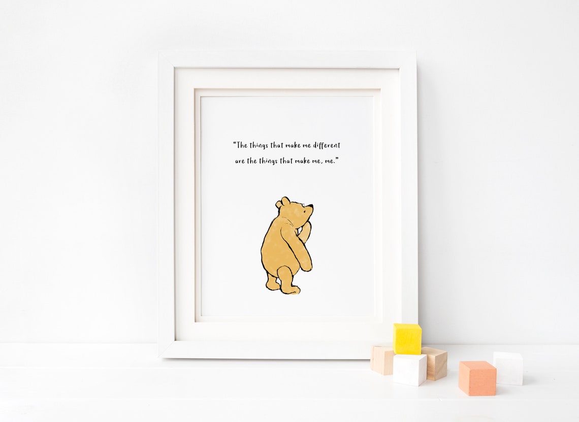 Winnie the Pooh Quotes,set of 8,nursery Decor,nursery Wall Art ...