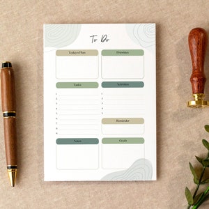 Simple Elegant Printable to Do List, Daily Planner, Weekly Planner ...