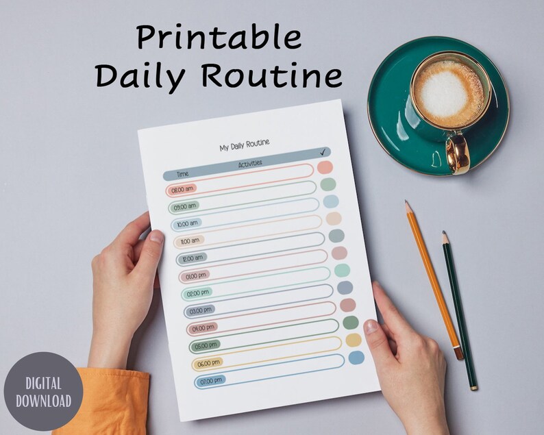 Minimalist Activity List Printable, to Do List, Simple Tasks List ...