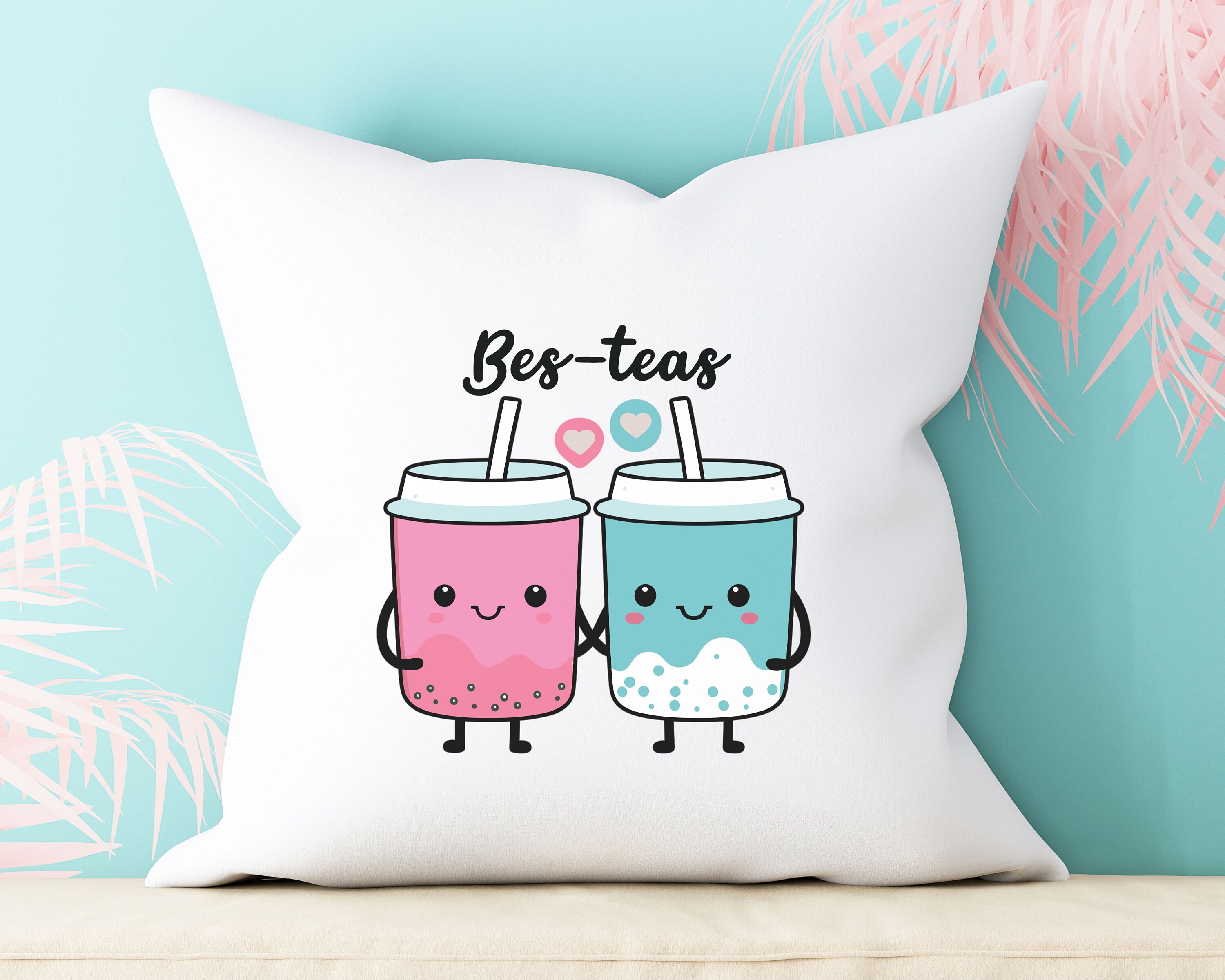 Cute Kawaii Boba Tea Bes-teas SVG PNG EPS Sublimation File Digital ...