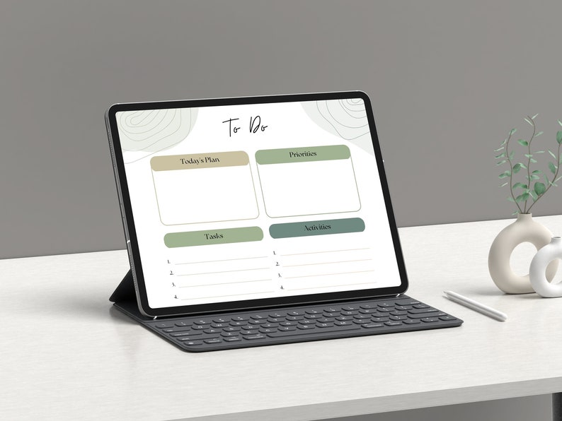 Simple Elegant Printable to Do List, Daily Planner, Weekly Planner ...