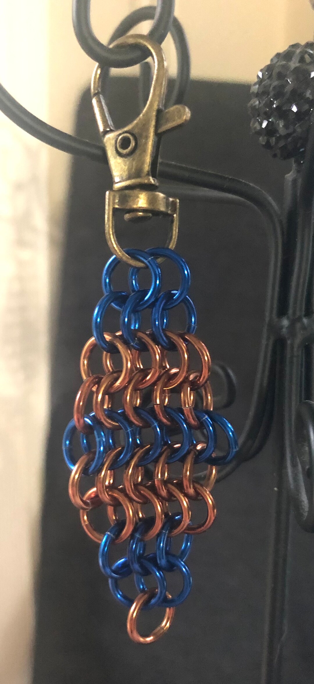 Wizarding Diamond Chainmaille Keychains - Etsy