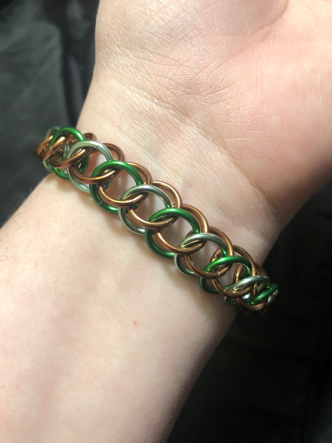 Half Persian (3-in-1) Chainmaille Bracelets - Etsy