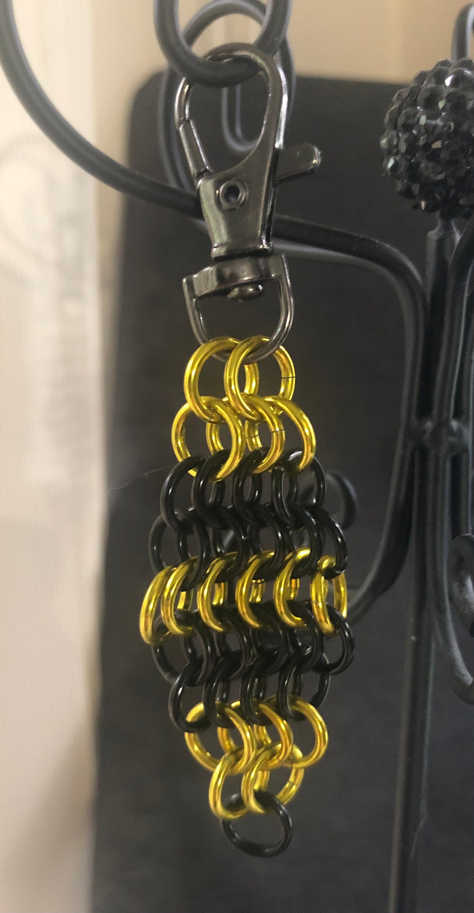 Wizarding Diamond Chainmaille Keychains - Etsy