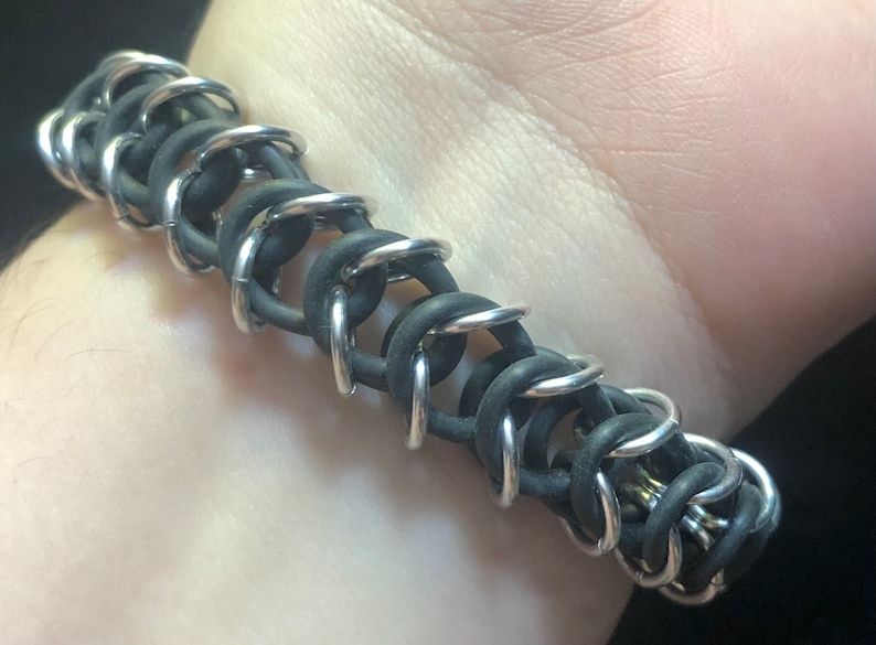 Stretchy Flat Box Chainmaille Bracelets - Etsy