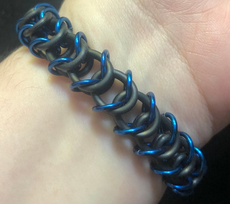 Stretchy Flat Box Chainmaille Bracelets - Etsy