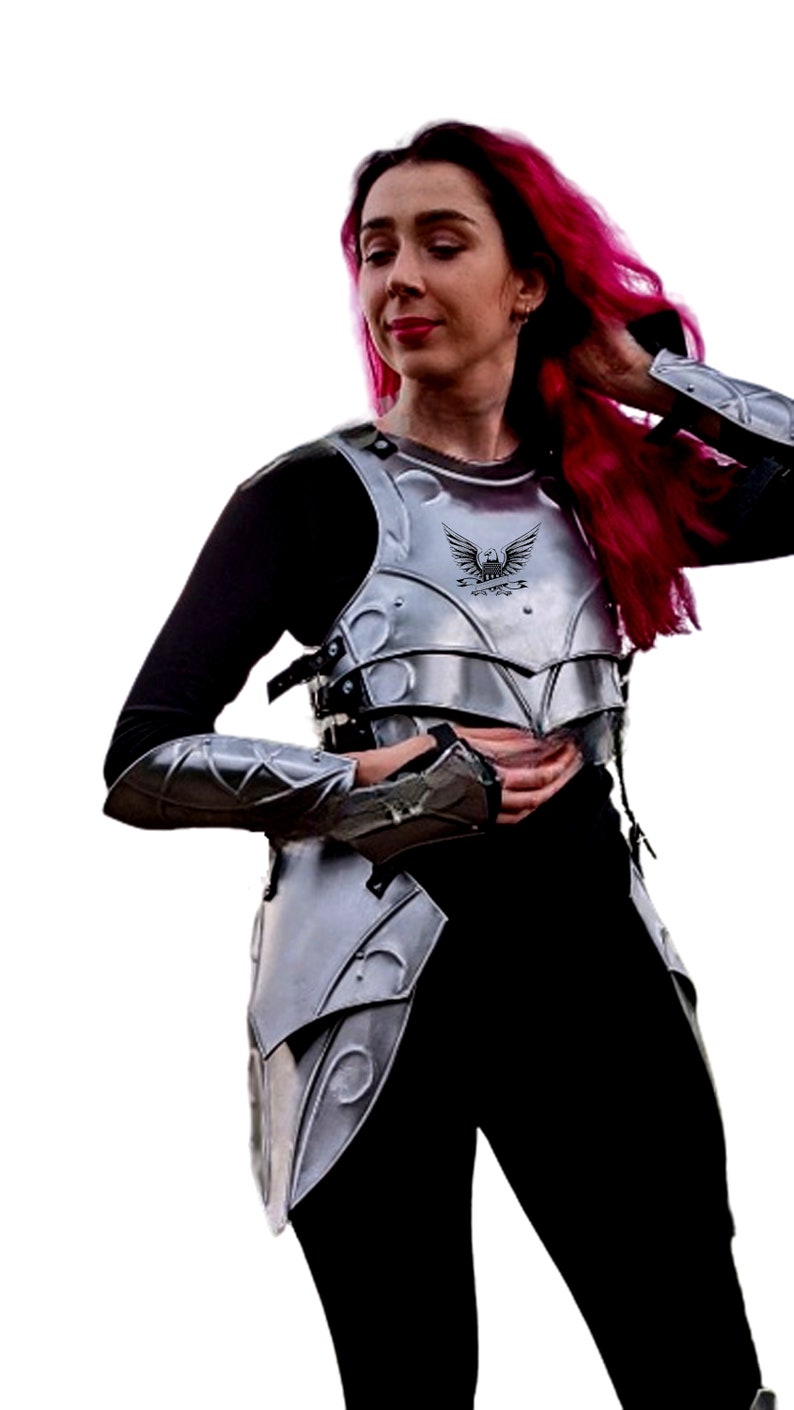 Medieval Great Female Cuirass Armor Fantasy Warrior Woman Fully Handmade Cuirass Armor Antique