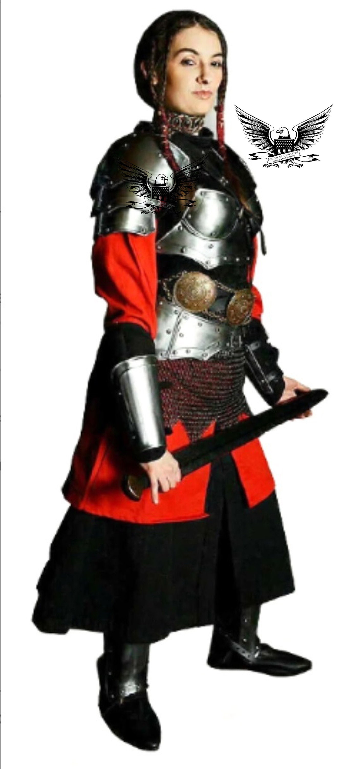 Antique Lady Full Body Armor Historical Female Ancient Cosplay Armor ...