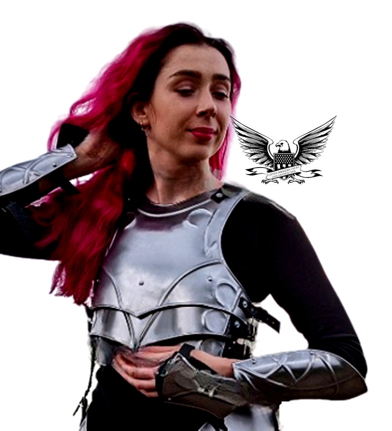 Medieval Great Female Cuirass Armor Fantasy Warrior Woman Fully Handmade Cuirass Armor Antique