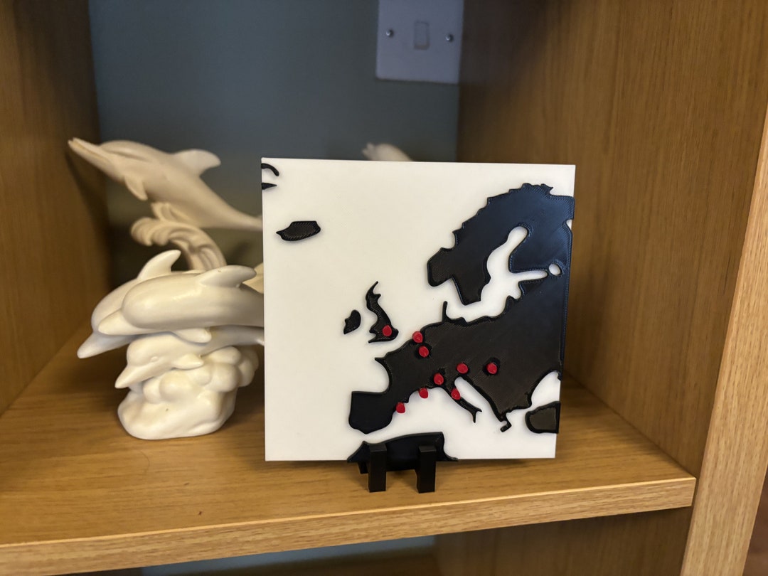 F1 Inspired World Map Tiles 3D Printed - Etsy Australia