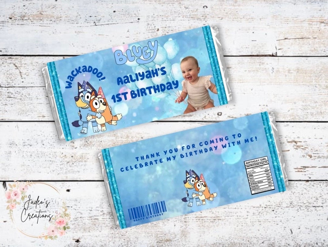 Bluey and Bingo Aldi Chocolate Bars - Etsy