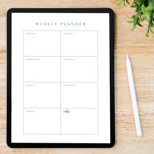 Printable Weekly to Do List, Instant Download, Weekly Schedule ...