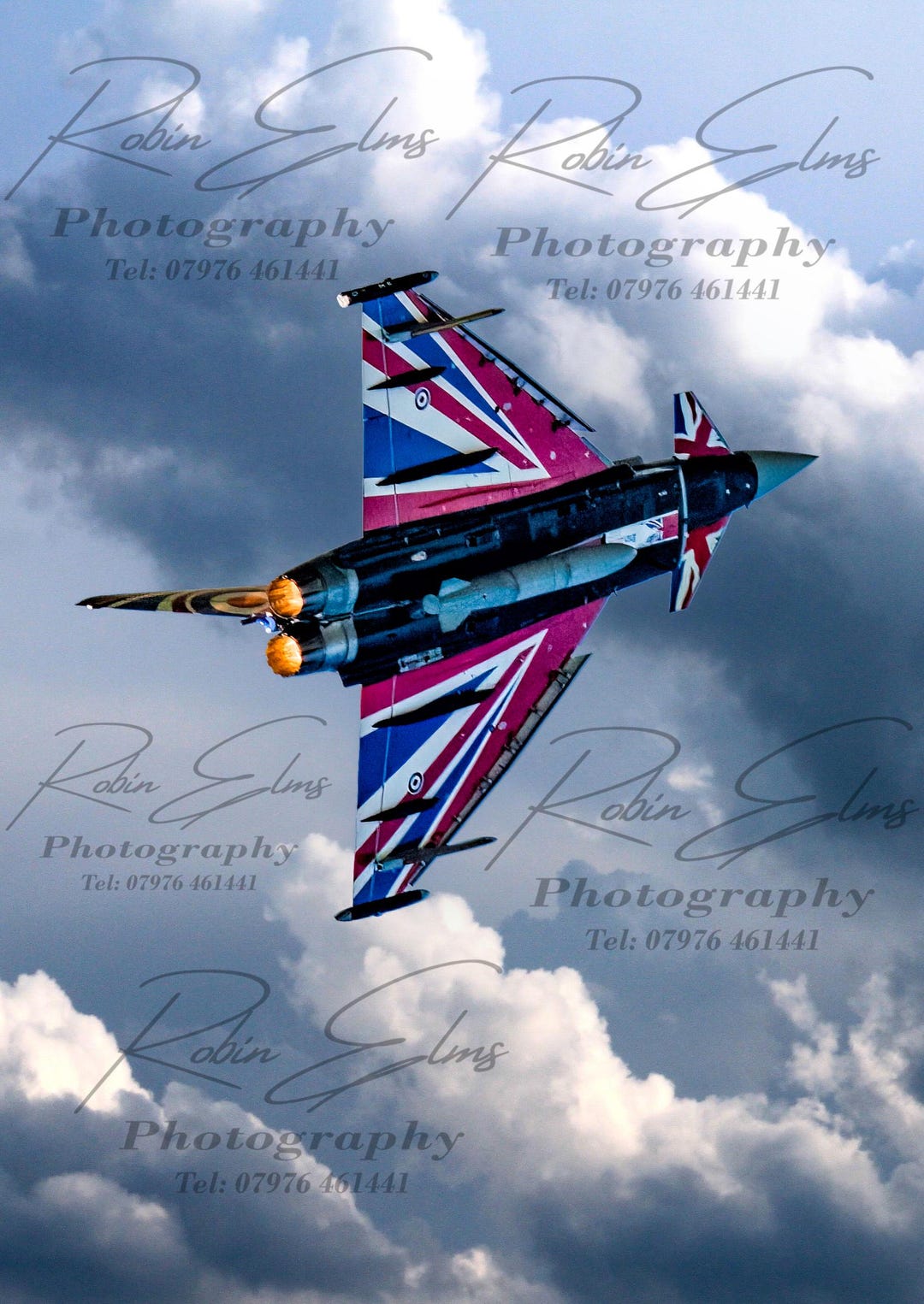 Typhoon Jet With Union Jack Livery V2 - Etsy