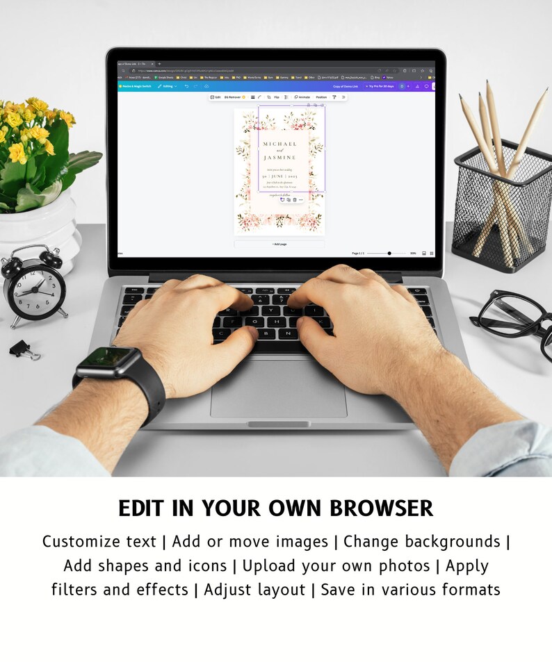 Sakura Pink Flower Seating Chart Editable Template, Printable, Wedding ...