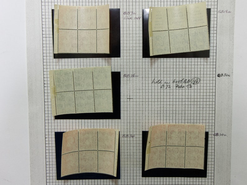 1951 Paneles de cuadernillo de Jorge VI MNH. Cinco paneles - Etsy España