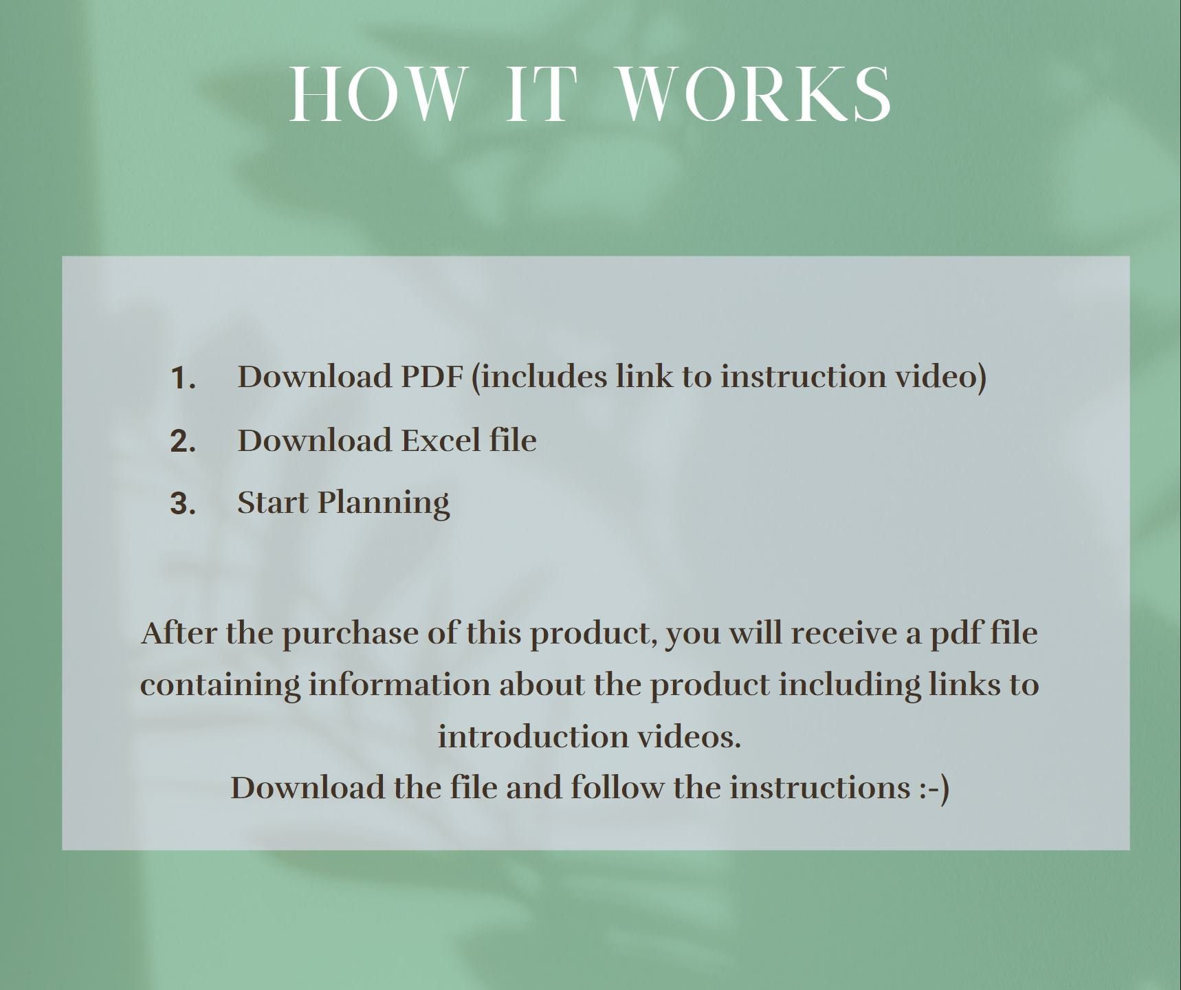 Simple Gantt Chart Excel Template: Project Management Tool (digital ...