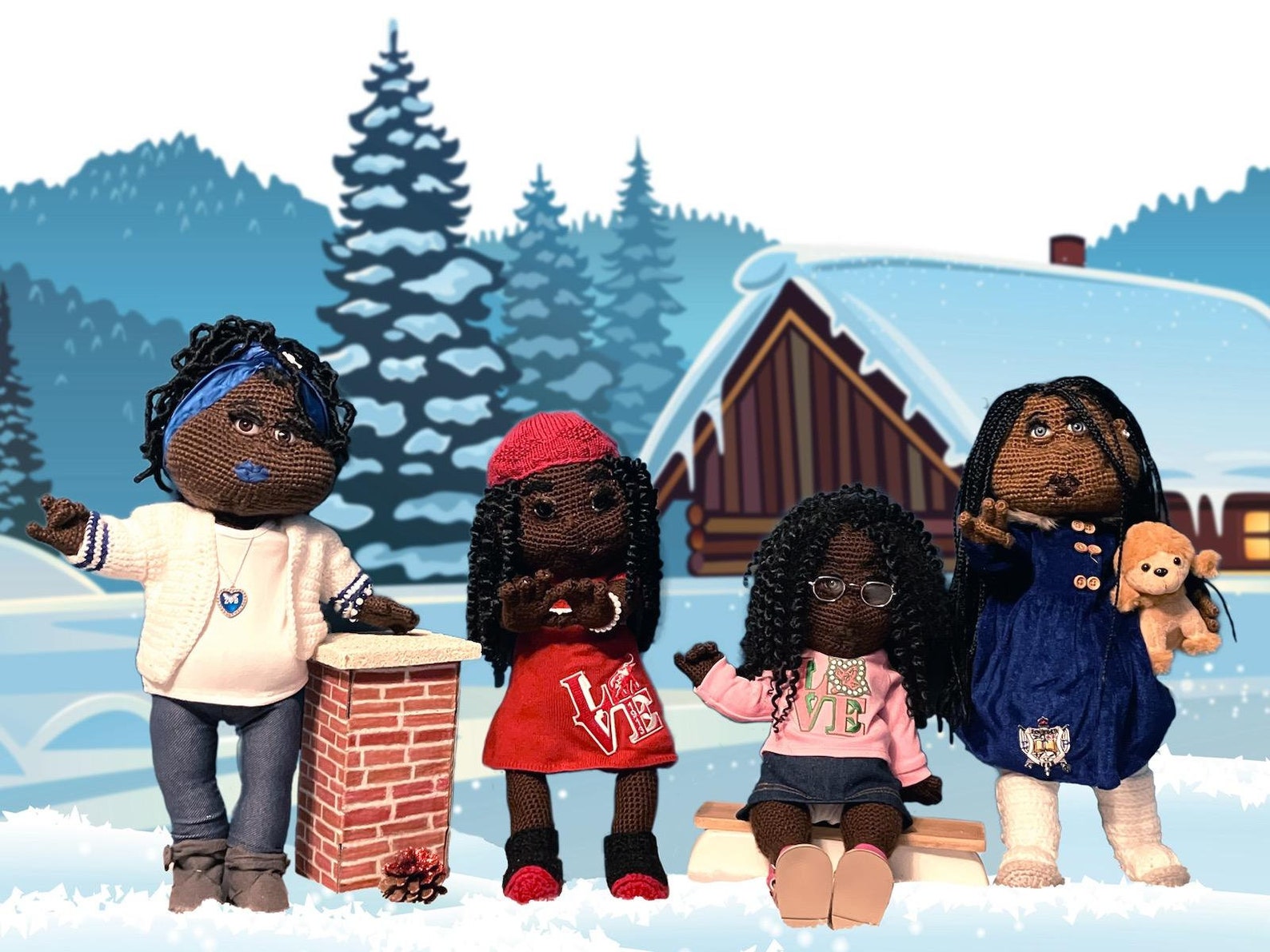 Delta Sigma Theta Sorority Doll - Etsy