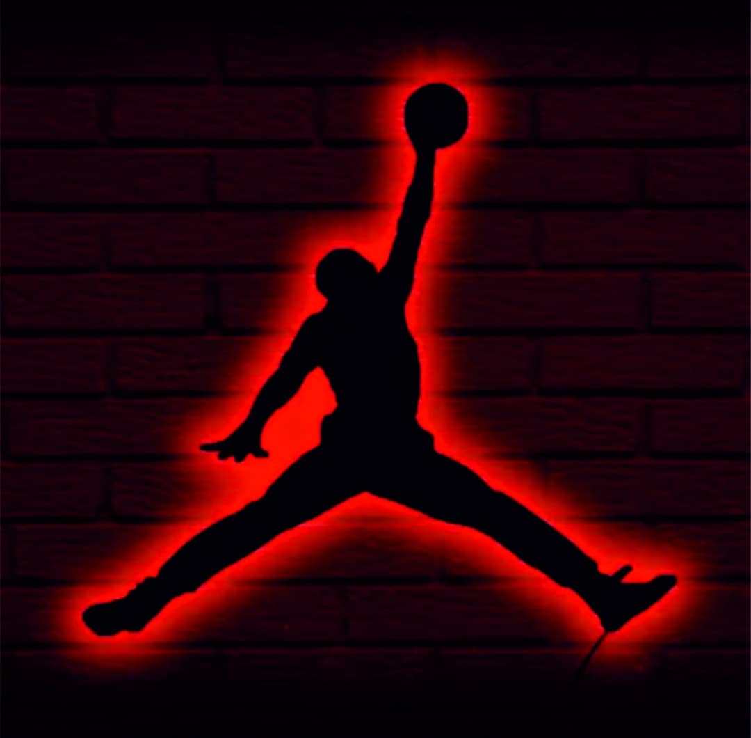 Jordan Led Wall Sign, Led Lighted Decor for Gym & Fitness Rooms - Etsy