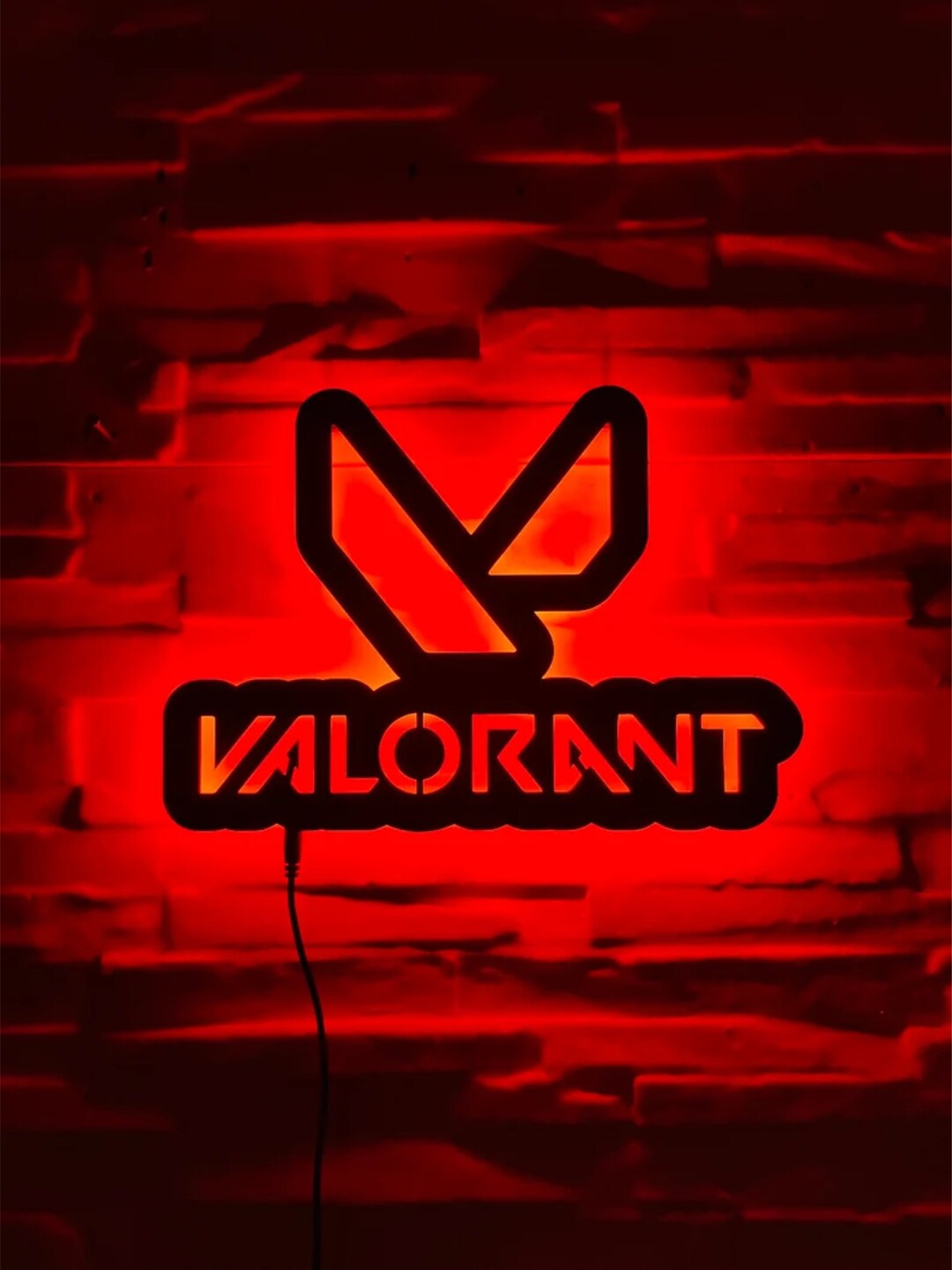 Valorant Jett Led Schild, Wanddeko, Spielzimmer Deko, Haus Geschenk ...