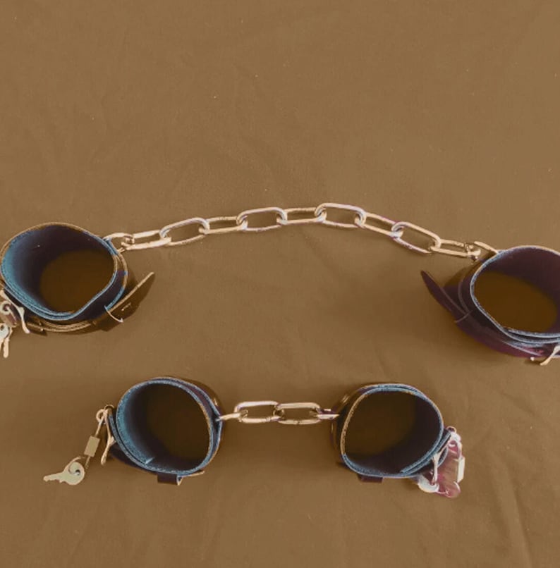 Hand and Feet Chains Cuffs / Lockshop - Etsy