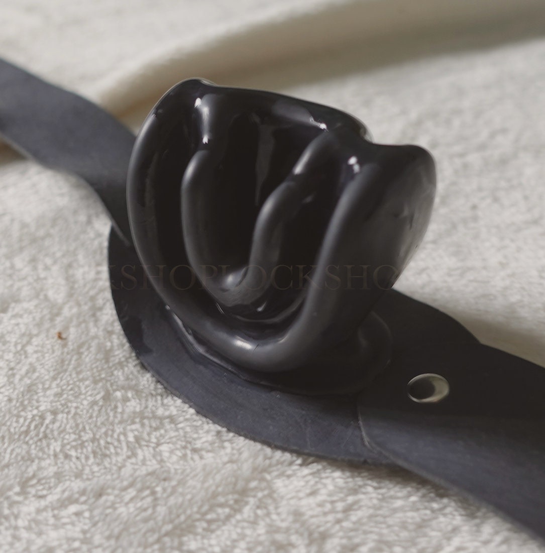 Latex Mouth Gag ® For Slaves Lockshop Etsy