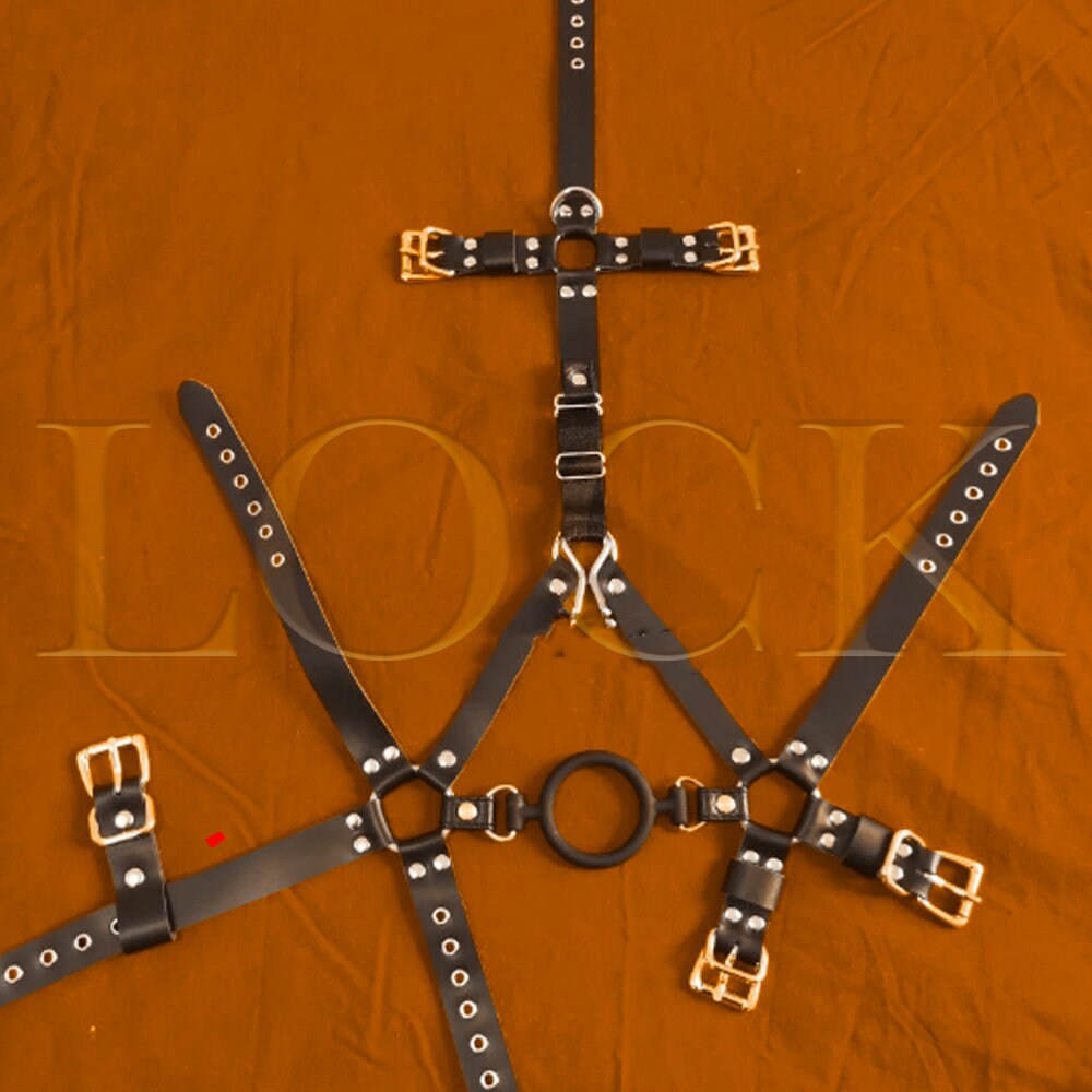 Harness Mouth ® Gag Lockshop Etsy Australia