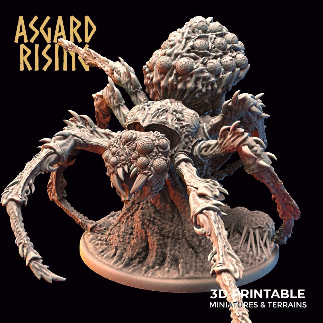 Nightmare Spider Asgard Rising DND Roleplay Games Miniature Painting - Etsy