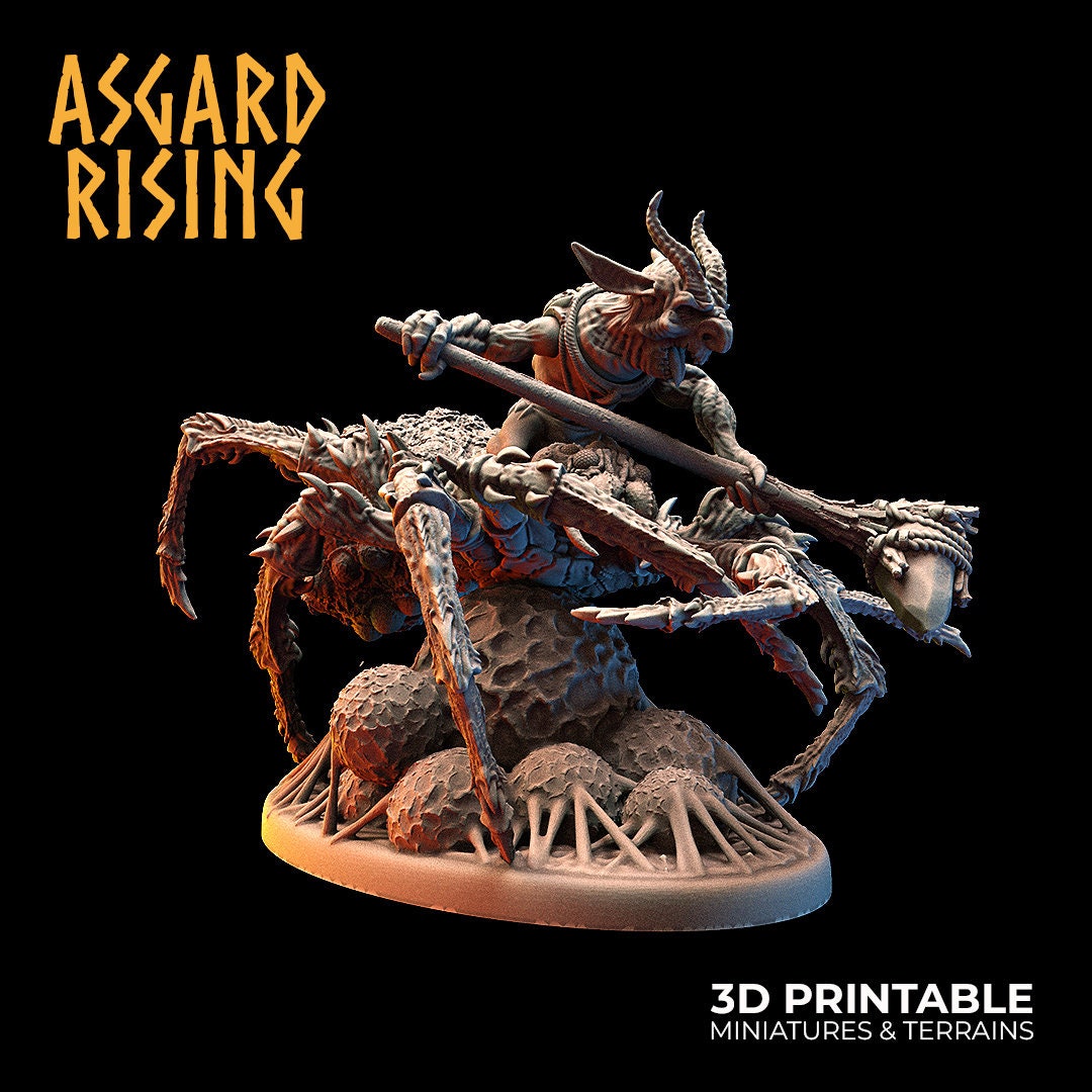 Goblin Riders on Spiders Asgard Rising DND Roleplay - Etsy