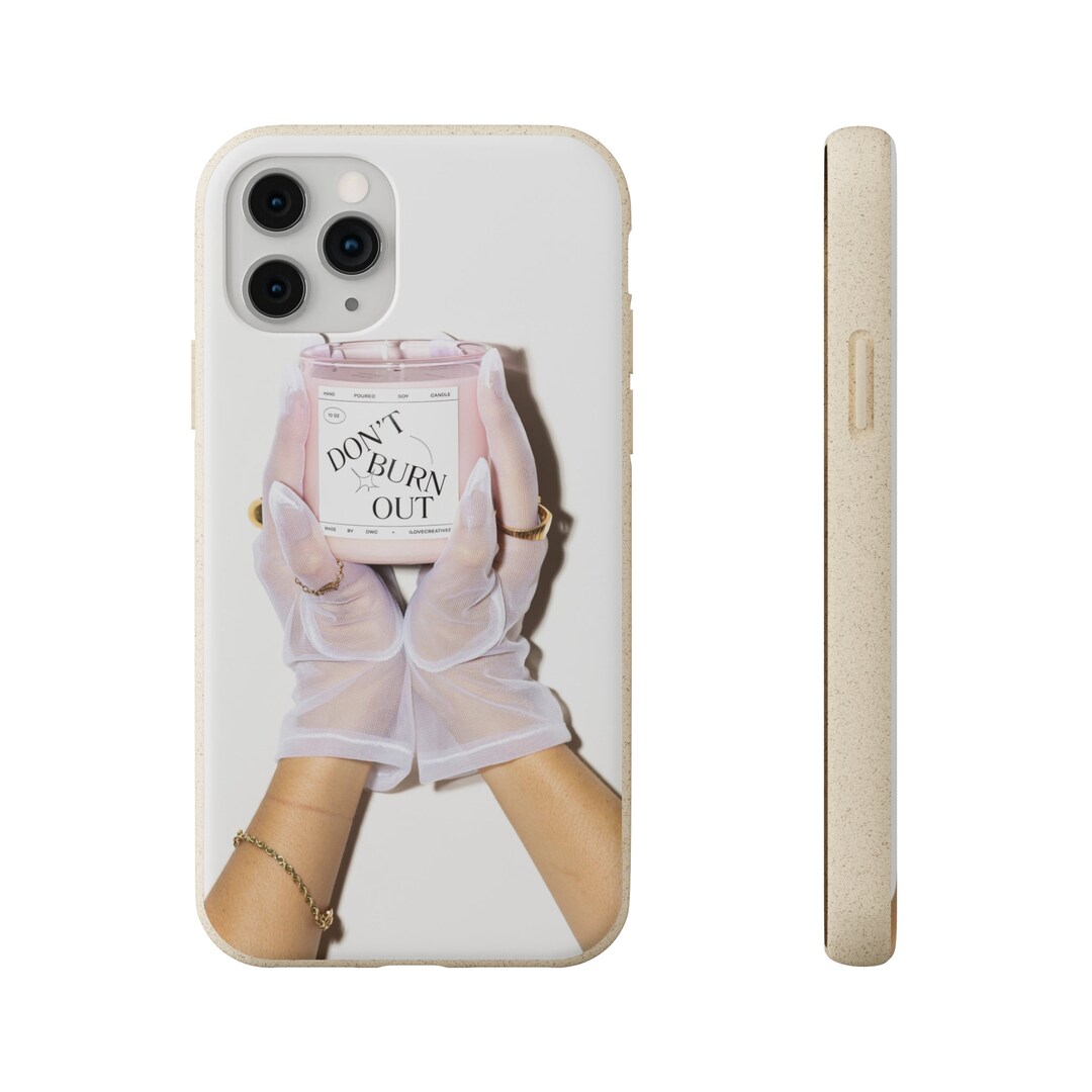 Pretty Pink Self Care Don't Burn Out Qoute for Him or Her iPhone ...