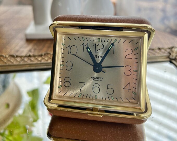 Bulova Travel Alarm Clock - Etsy