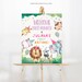 Editable Party Animals Welcome Sign Party Animal Sign Zoo Safari ...