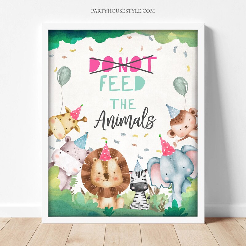 Dont Not Feed the Animals Sign - Etsy