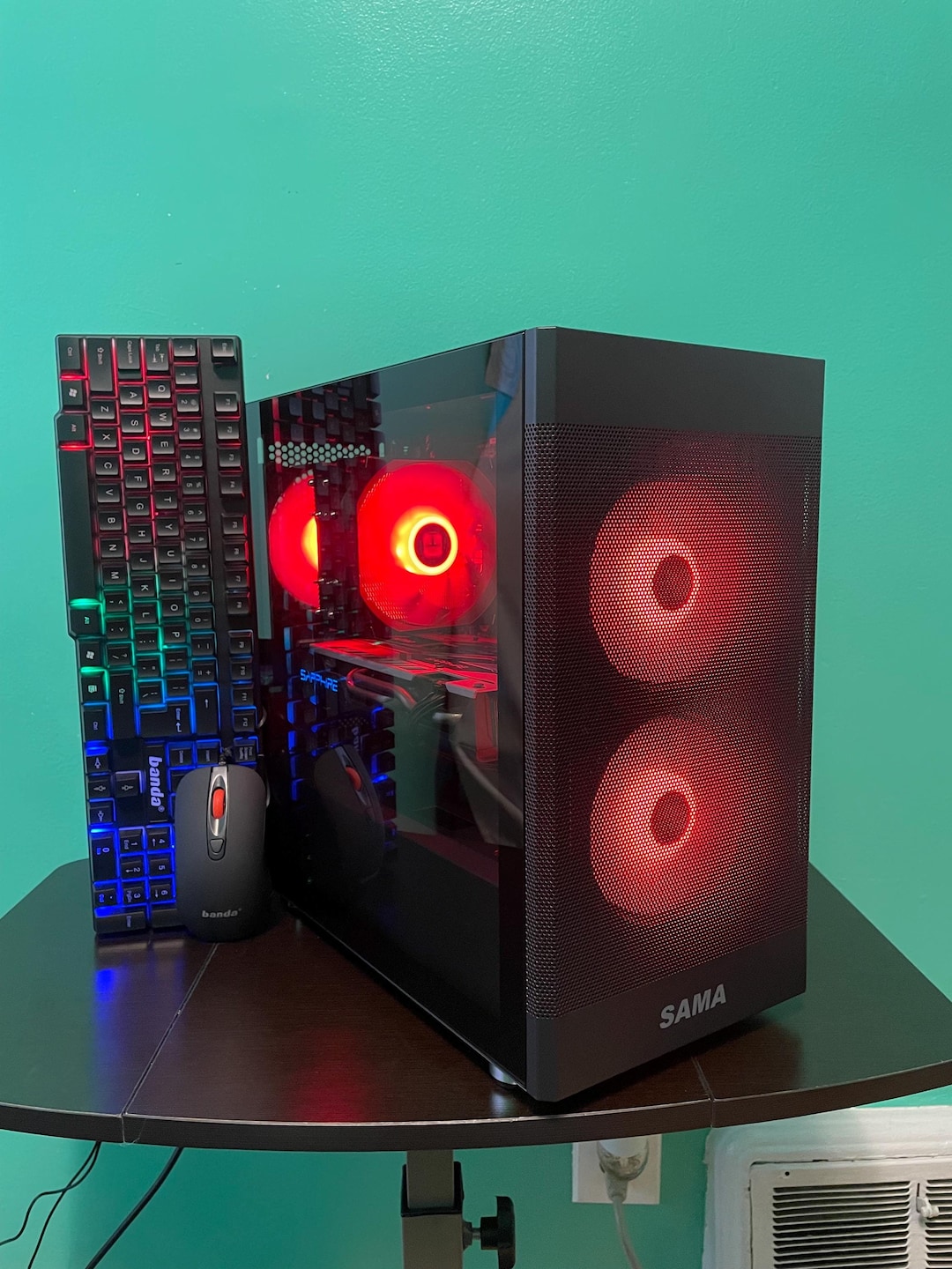 Red Gaming PC Intel I5 / Amd RX580 / 8GB / 600GB Win 10 Pro Wifi - Etsy
