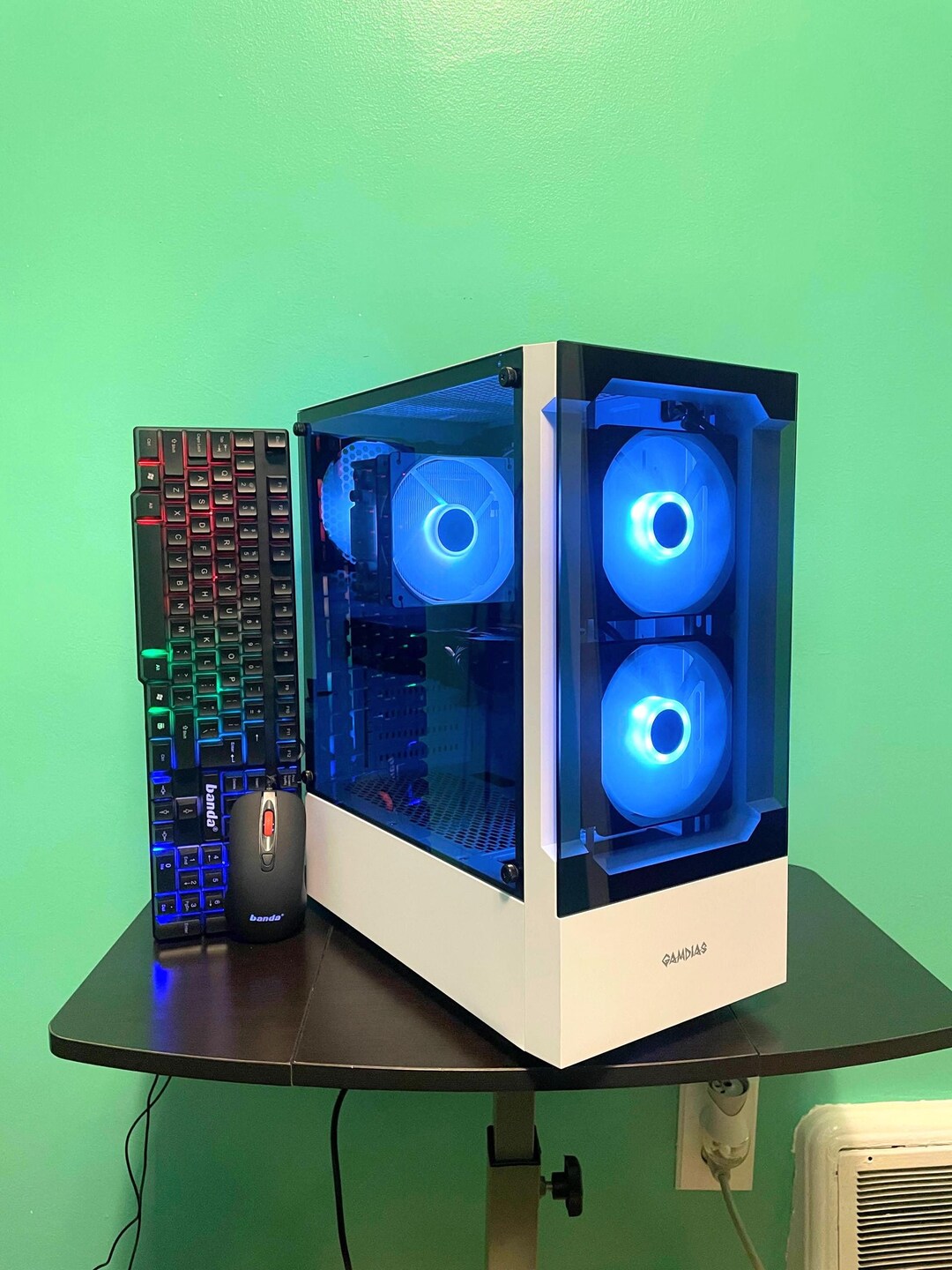 130FPS GTA White Gaming PC | Intel I7 / AMD RX580 / 8GB / 1.1TB Win 11 ...