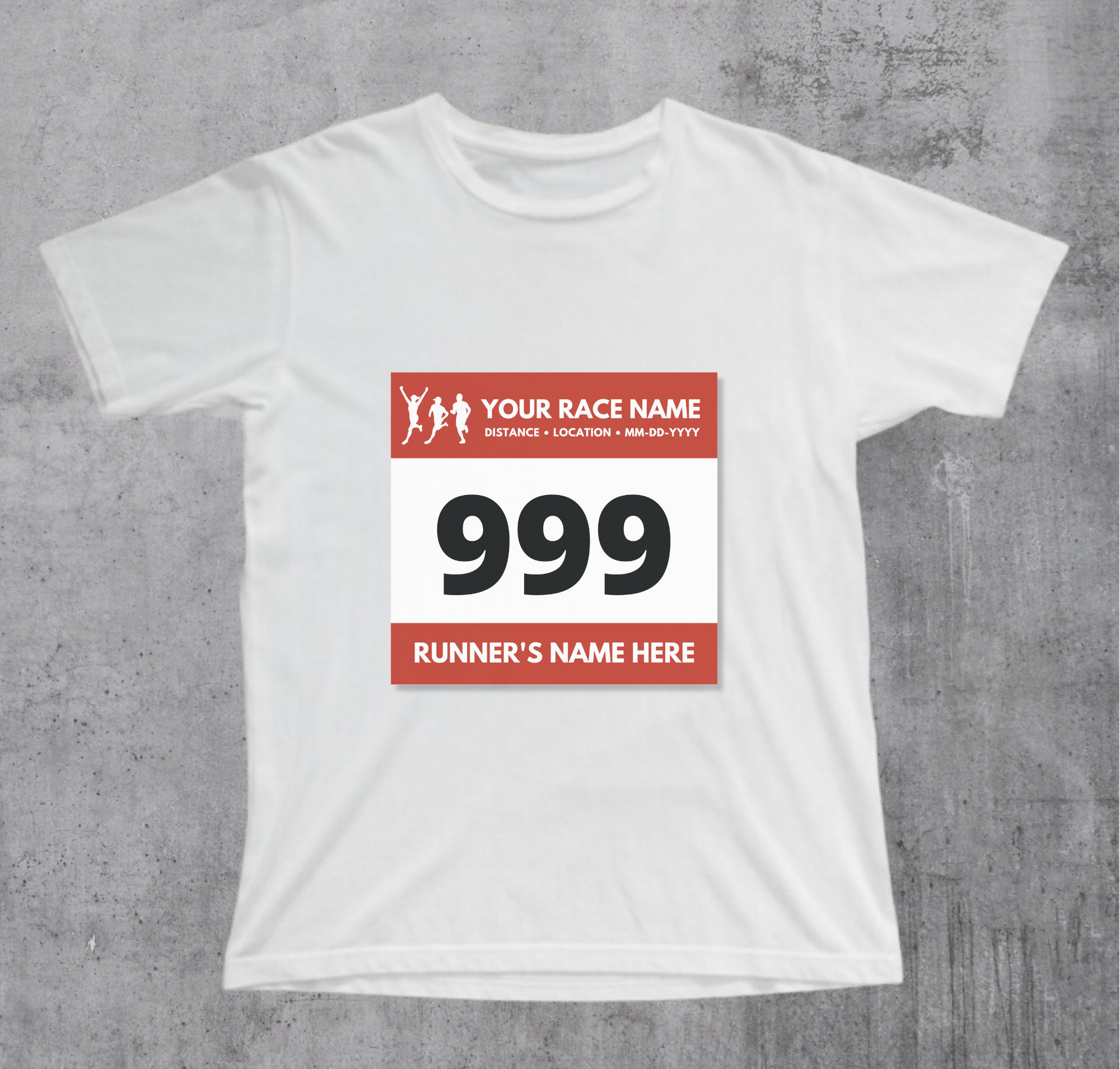 Editable Race Bib Collection 20pcs • Fully Customizable Template ...