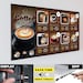 Digital Cafe Menu Template, Coffee Shop TV Board, Editable Menu Design ...