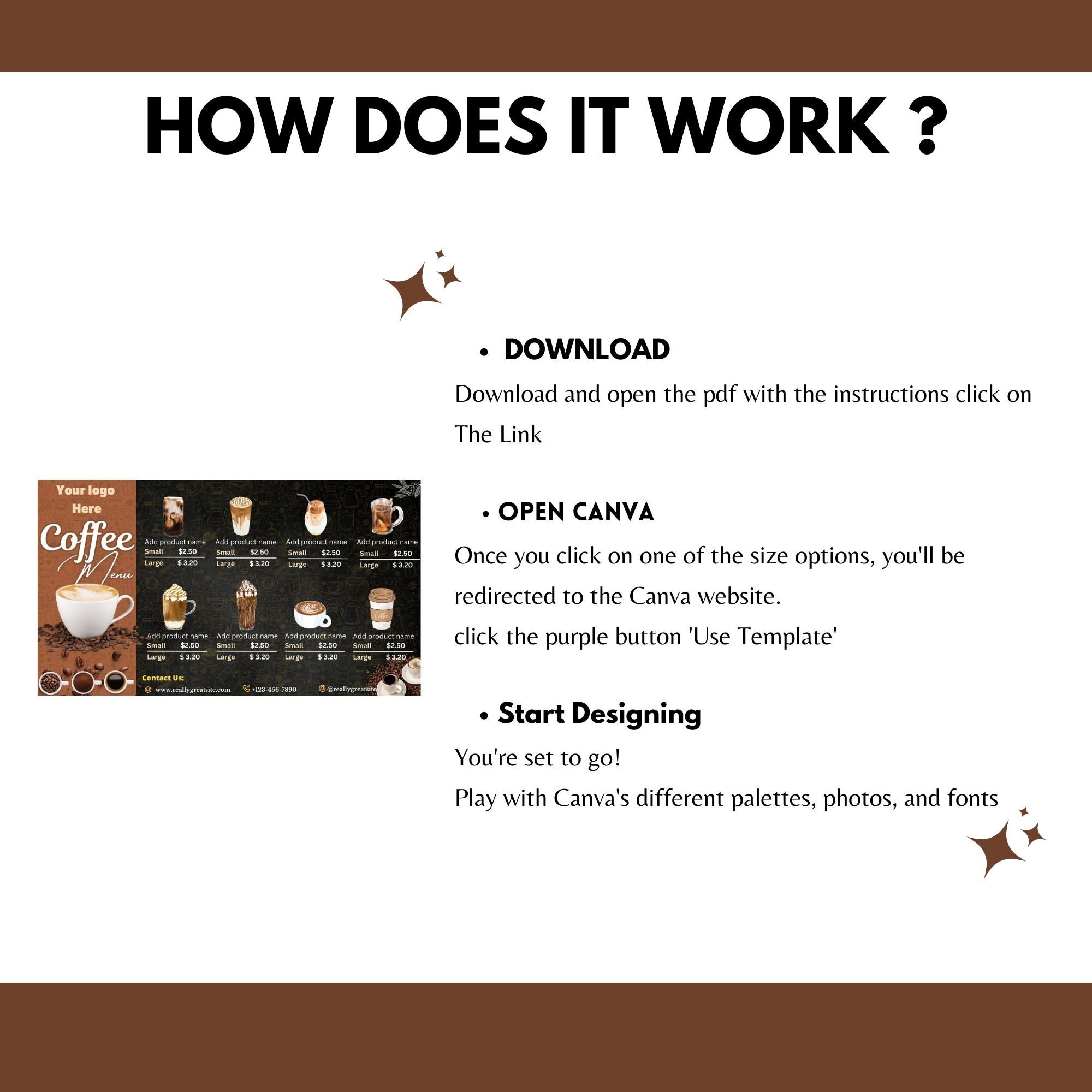 Easy DIY Digital Menu Board, Coffee Menu Board, Cafe Menu, Tv Menu ...