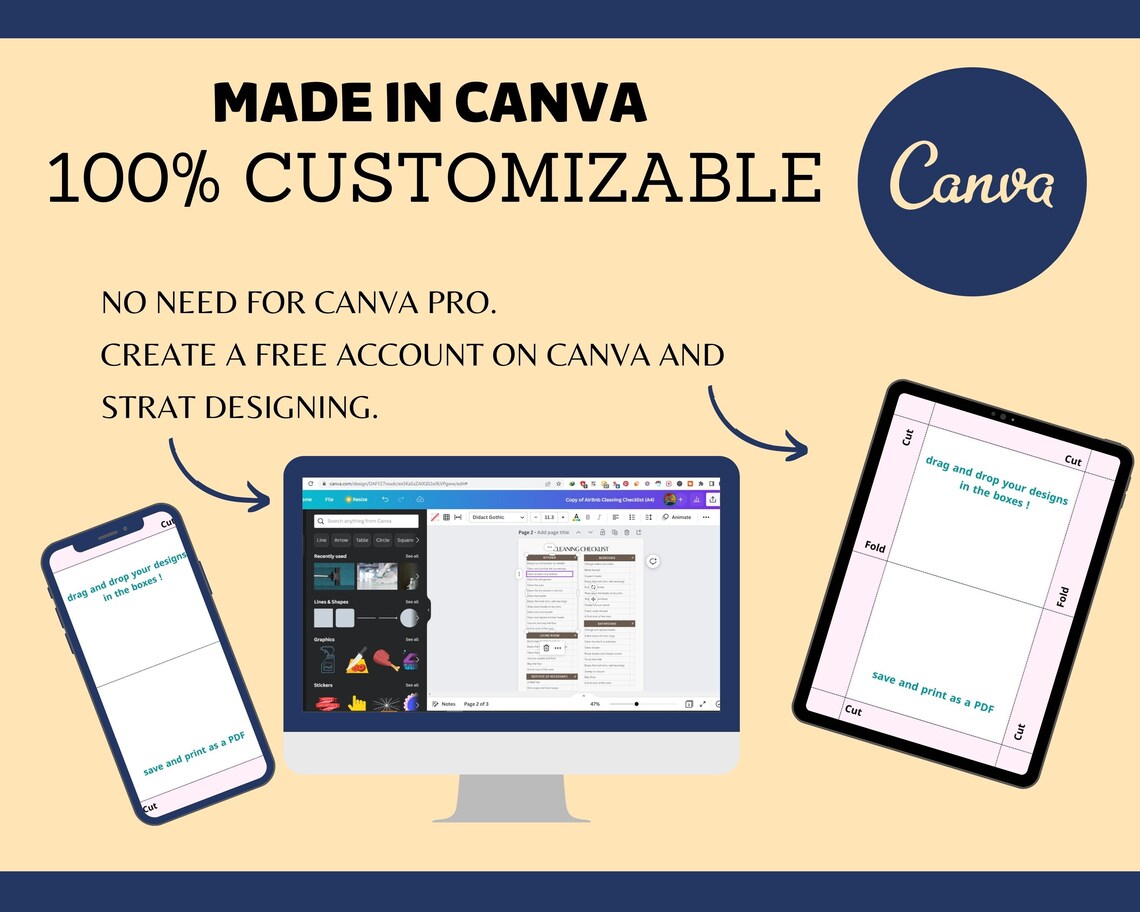 Greeting Card Templates, Drag and Drop, 4x6 and 5x7 Foldable Cards ...