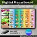 Scool Cafeteria Menu Board, TV Menu Board, Menu Design Ideas, Menu ...