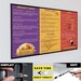 TV Menu Board for Restaurant, Restaurant TV Menu Board, Restaurant Menu ...