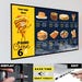 Crepe Menu Board, Crepe Digital Menu Board, Breakfast Menu, Modern Tv ...