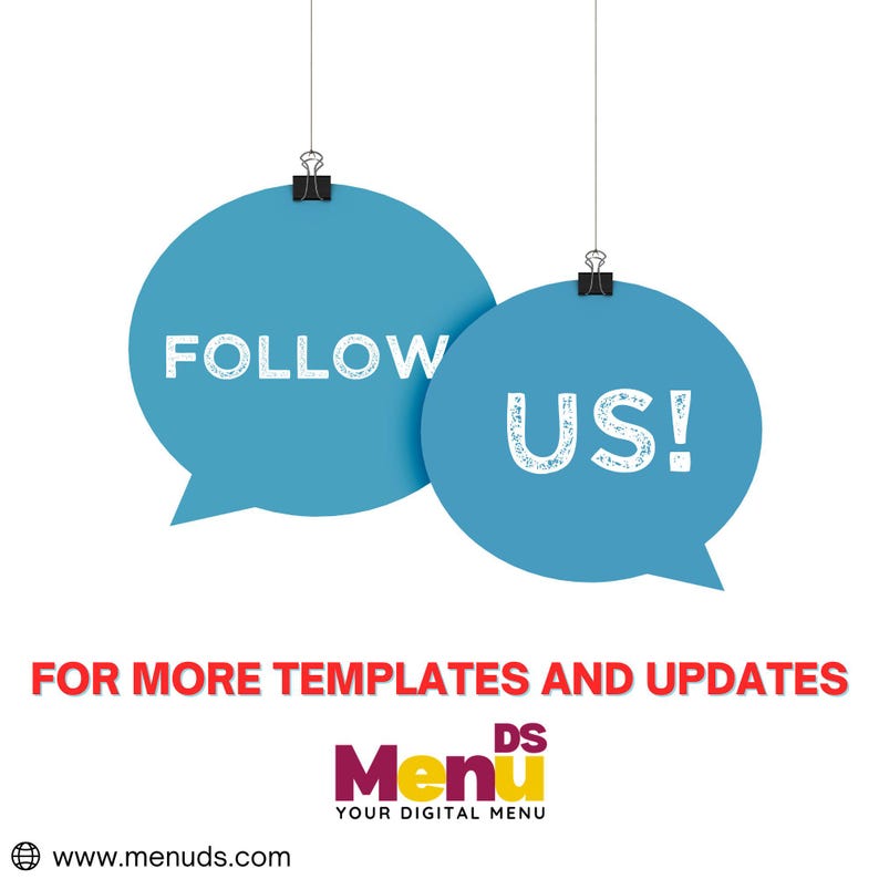 Editable Fast Food Menu Board | Canva Template for Digital TV Display ...