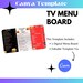 Restaurant Menu Board, Menu Board for Restaurant, Menu Board Template ...
