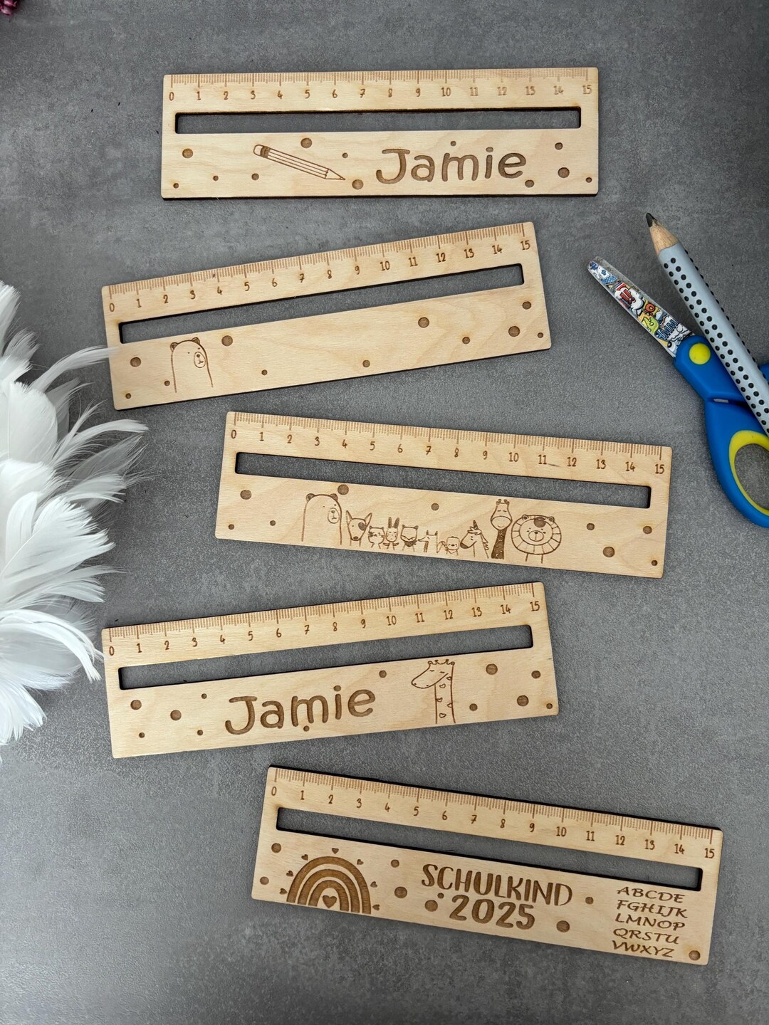 Personalized Ruler / Reading Aid / Wooden Ruler / School Child / Ruler ...