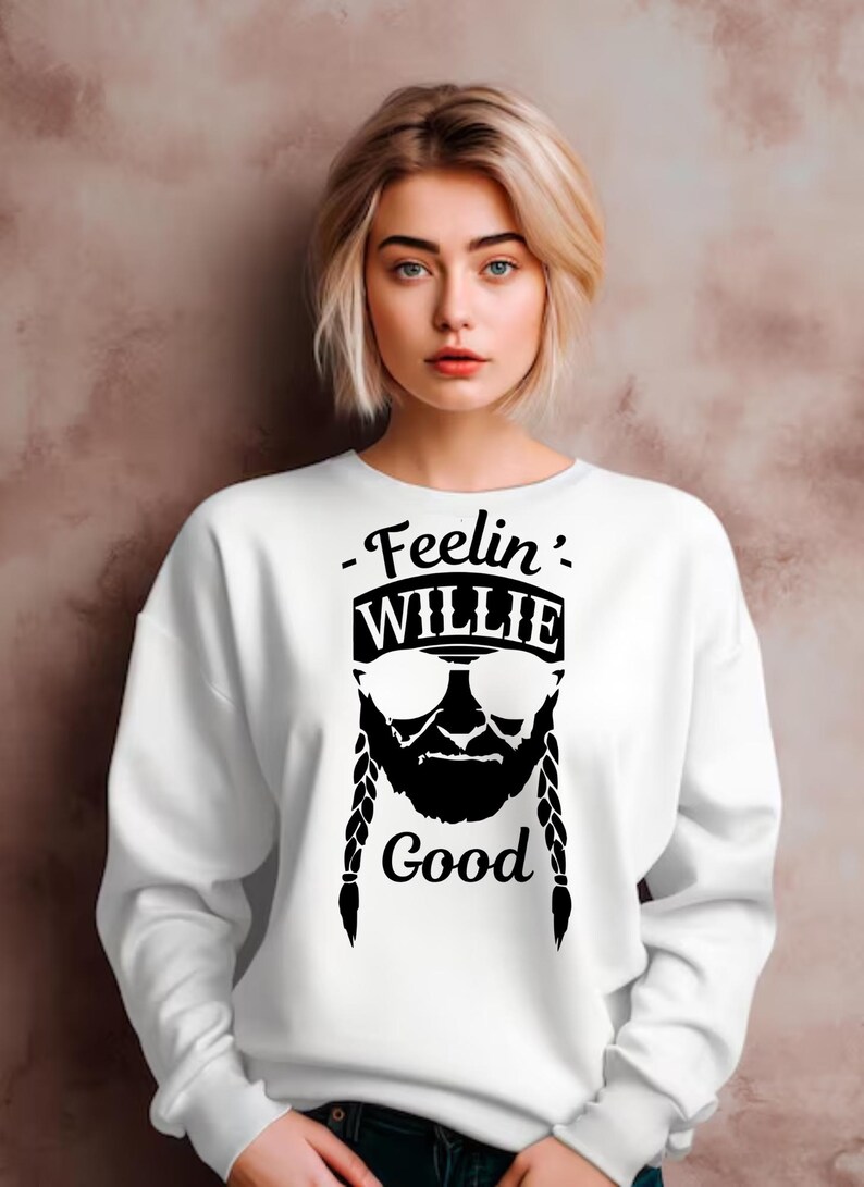 Feelin' Willie Good Willie Nelson Digital File Download SVG PNG JPG - Etsy