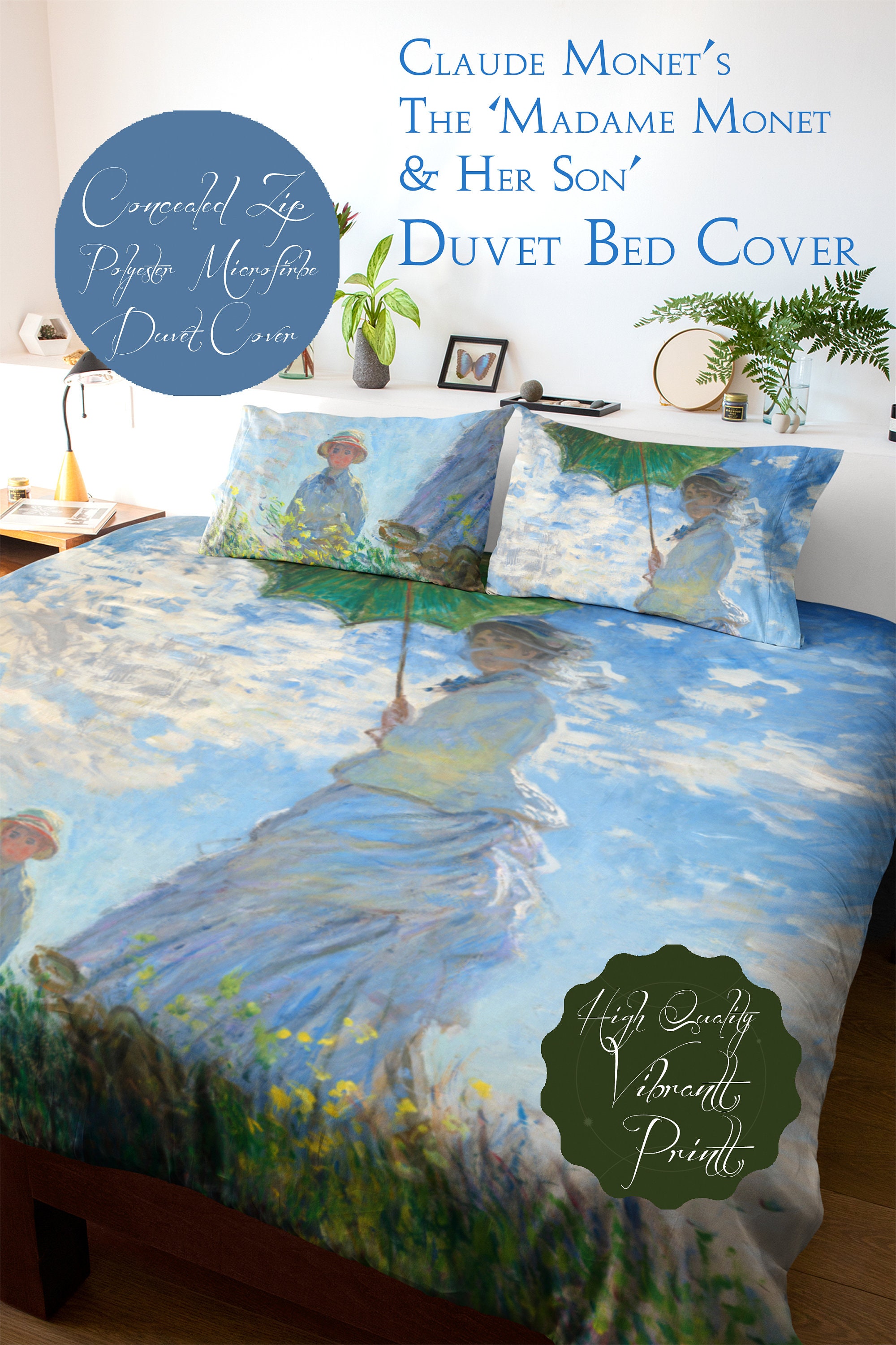 Bring the Serenity of Monet's Oil Painting Masterpiece to Your Bedroom ...