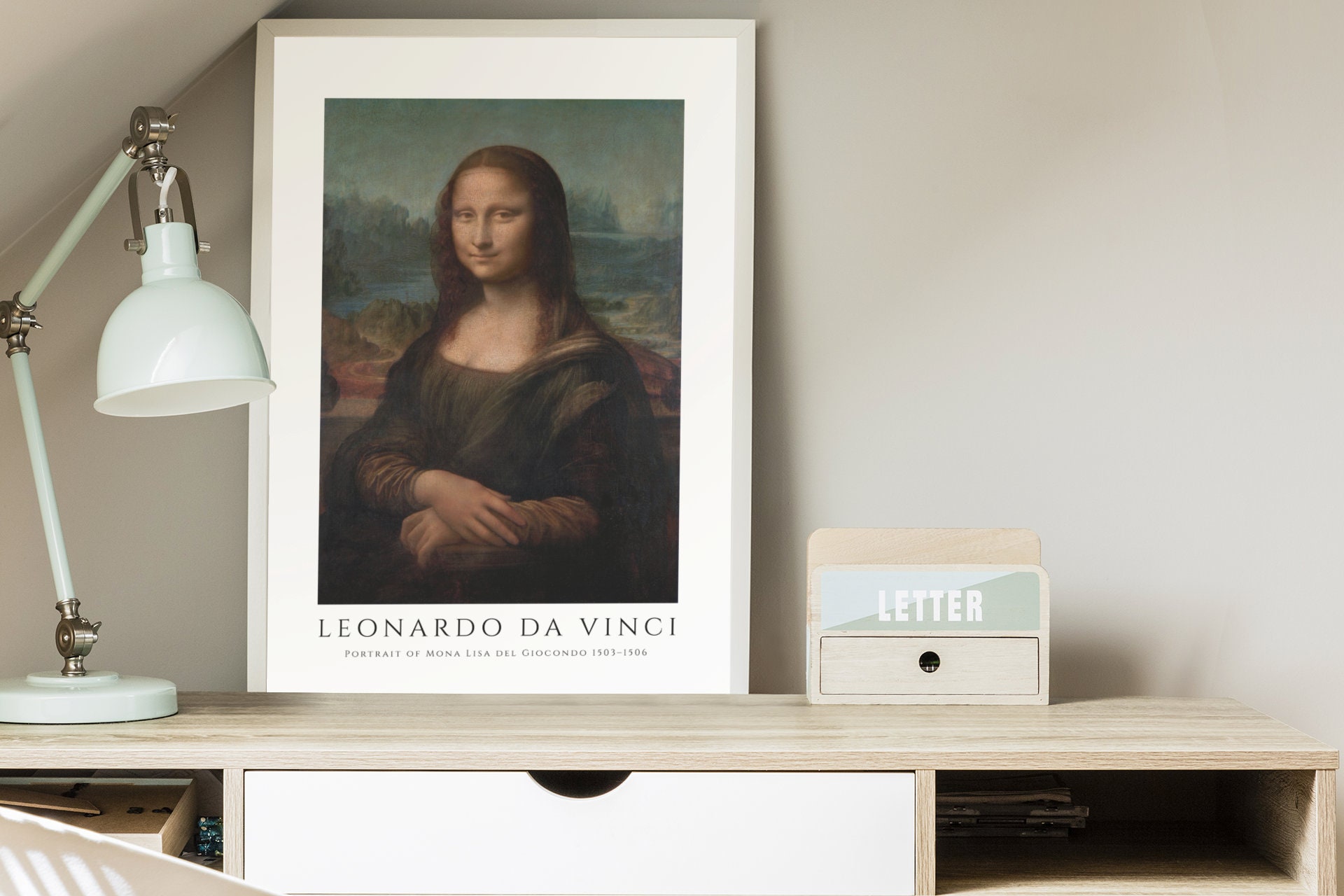 Leonardo Da Vinci's Mona Lisa Poster Digitally Remastered Printable ...